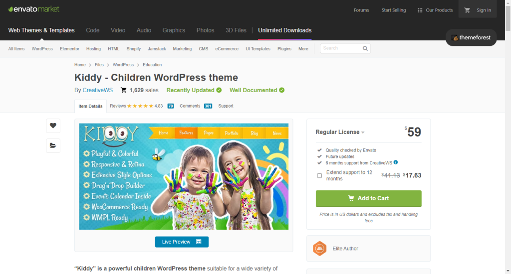 Premium Children WordPress Themes 2024 - ThemesPlan