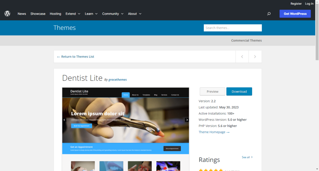 Free and paid best Wordpress dentist theme - ThemesPlan