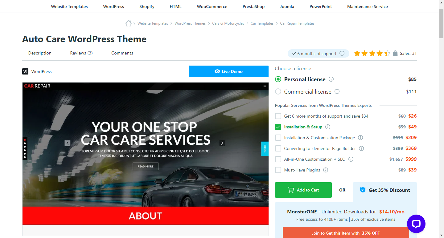 The Best Auto Repair Website Templates for designers - ThemesPlan